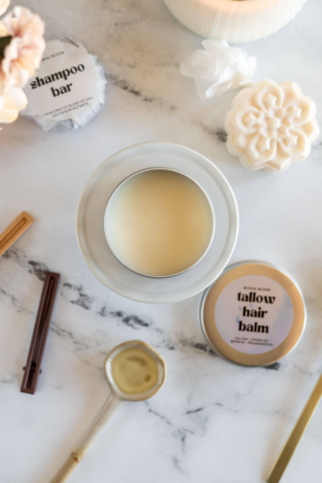 Luxurious Tallow Hair Balm {Easy Handmade Hair Care} | Boreal Bloom ...