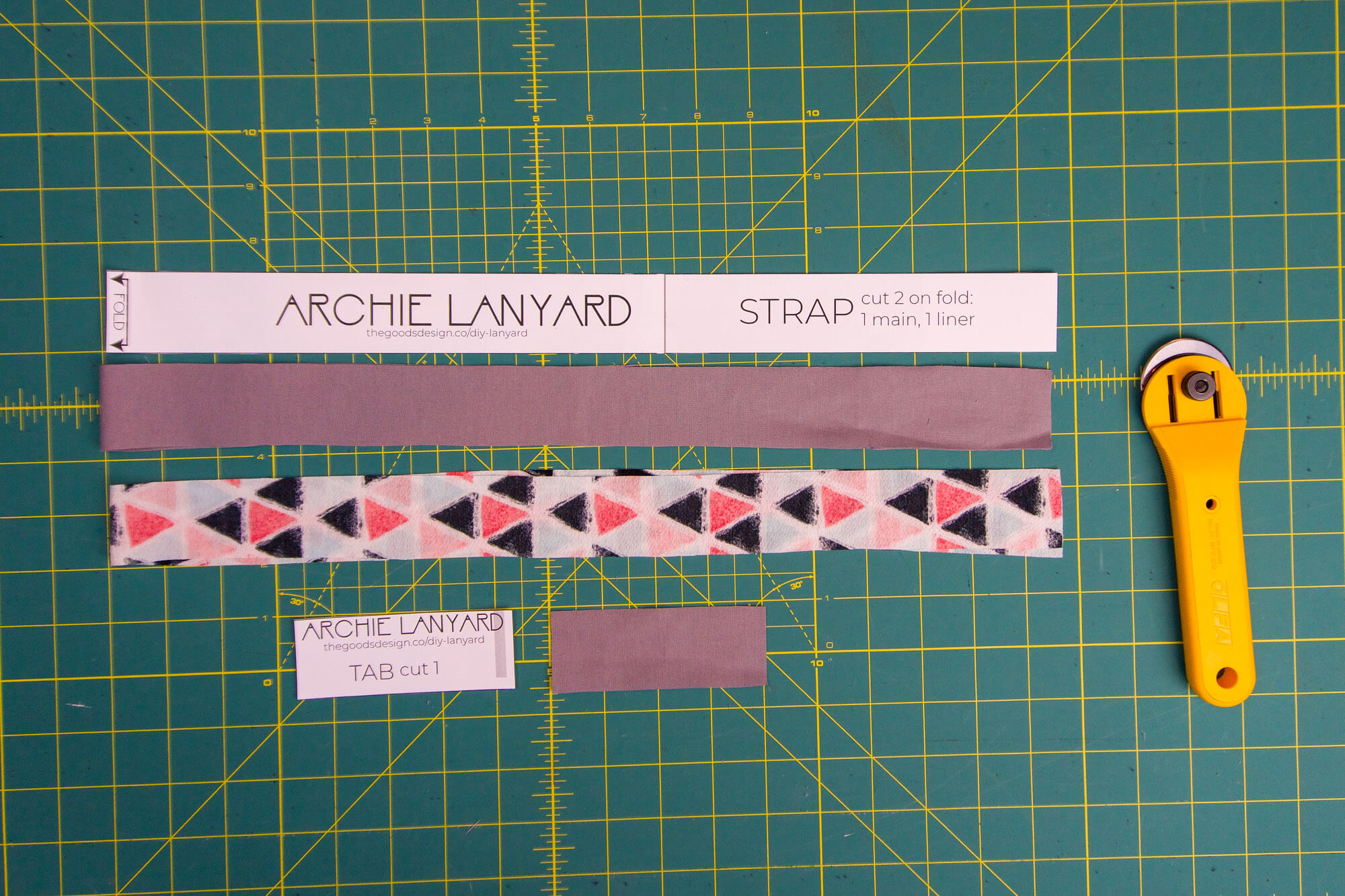 Free Lanyard Sewing Pattern – Quick & Easy DIY + Photo Tutorial ...