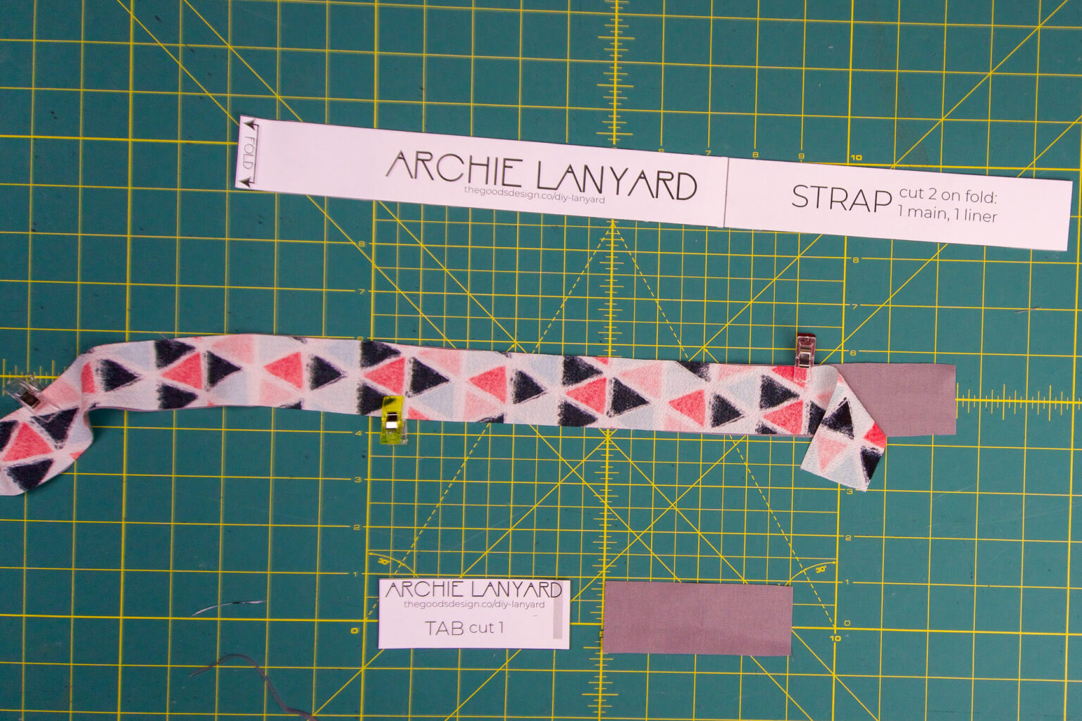 Free Lanyard Sewing Pattern – Quick & Easy DIY + Photo Tutorial ...
