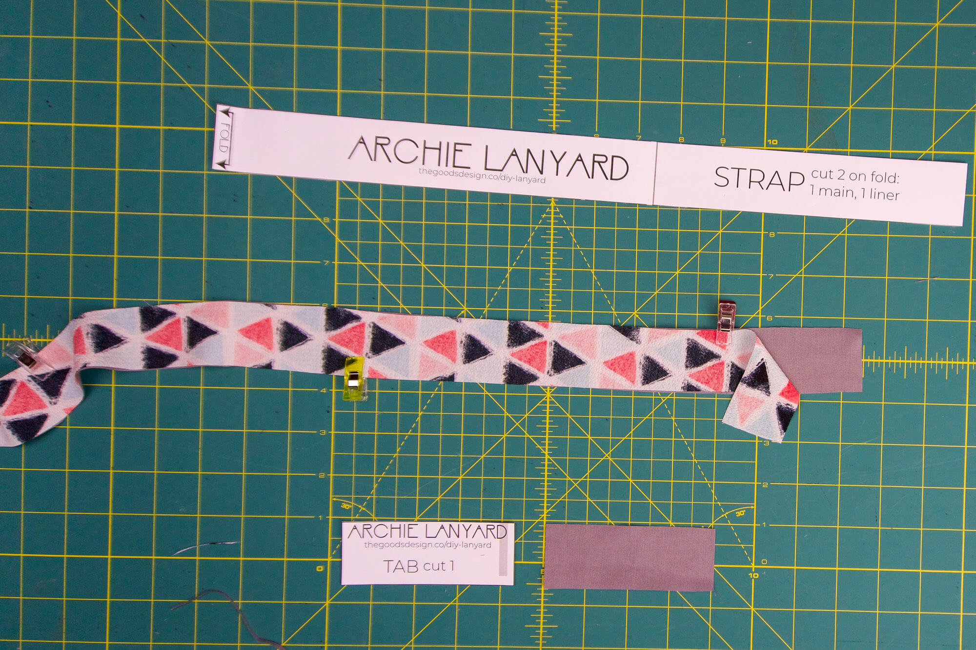 Free Lanyard Sewing Pattern – Quick & Easy DIY + Photo Tutorial ...