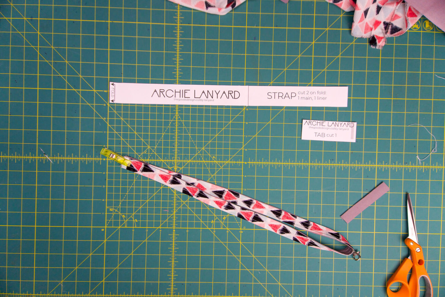 Free Lanyard Sewing Pattern – Quick & Easy DIY + Photo Tutorial ...