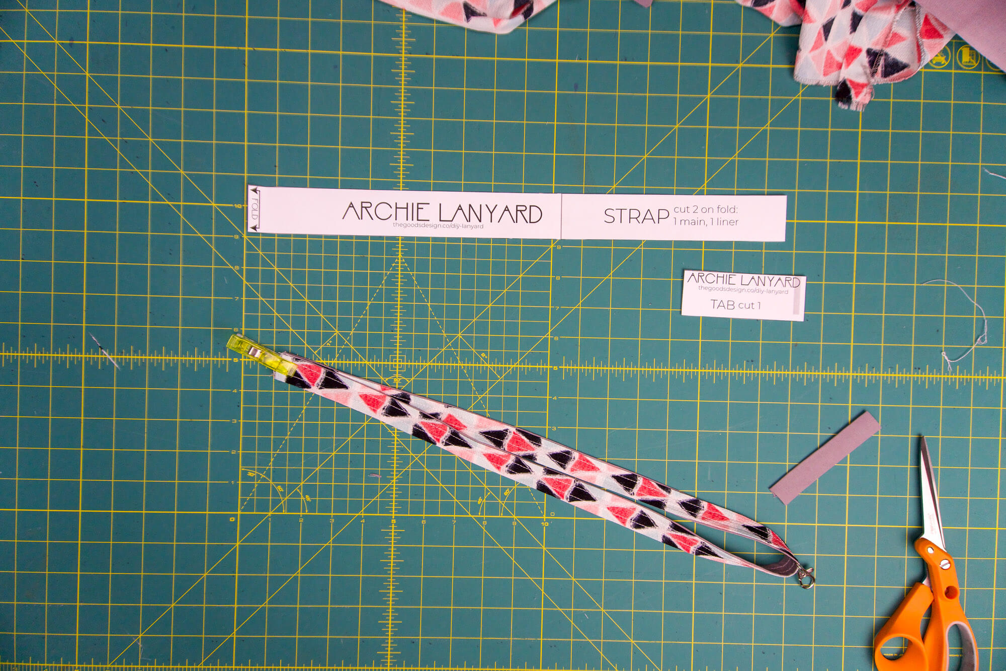 Free Lanyard Sewing Pattern – Quick & Easy DIY + Photo Tutorial ...