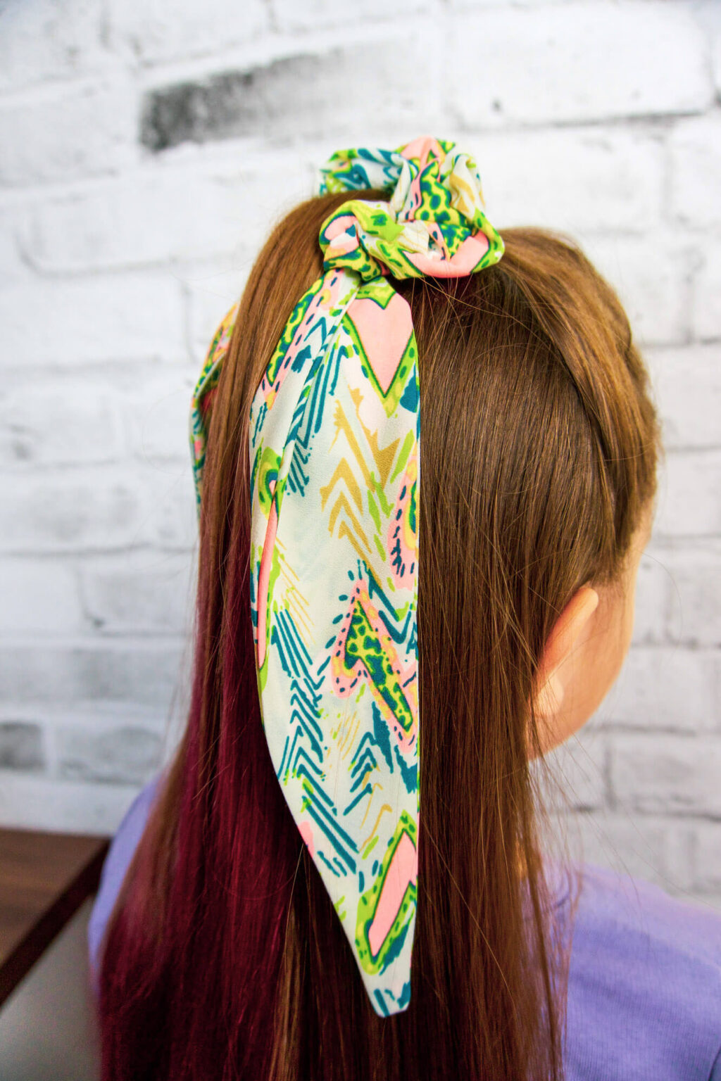 Free Scrunchie Sewing Pattern – 3 Sizes + Bows & Tails Tutorial ...